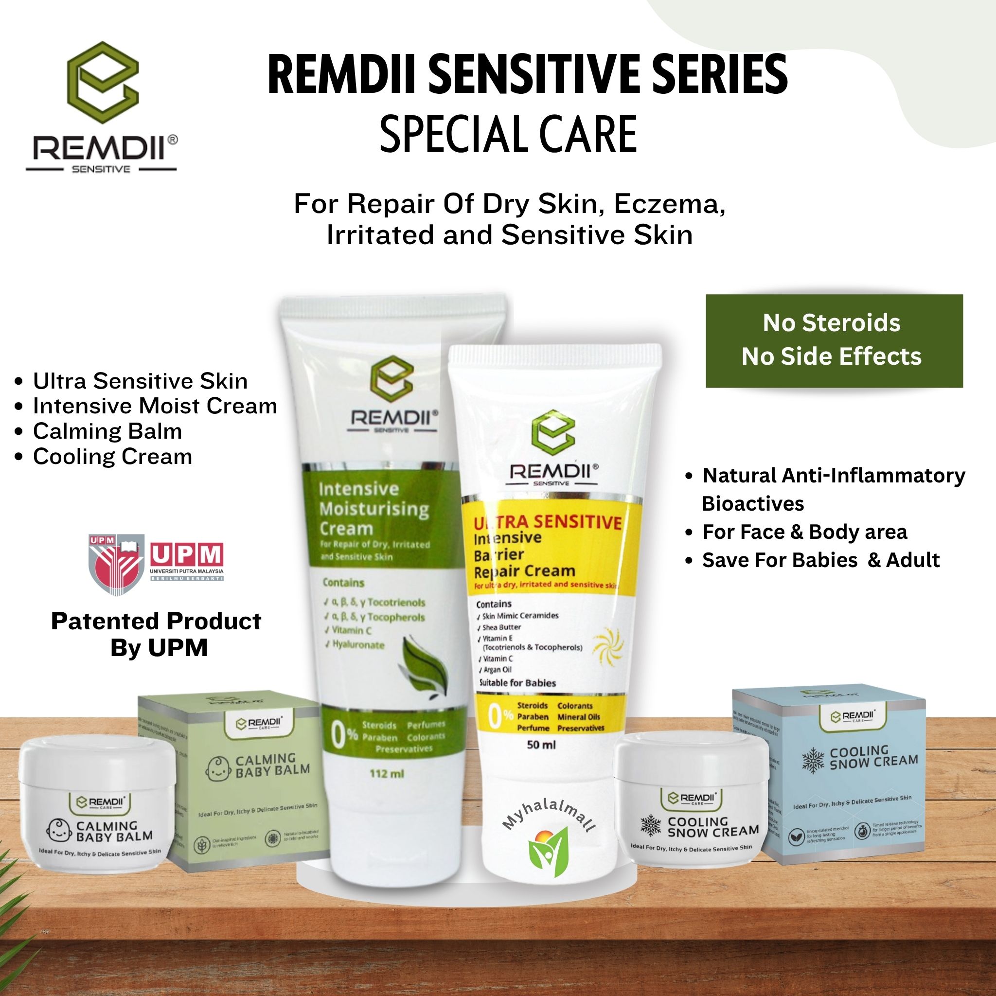 REMDII Ultra Sensitive Barrier Repair Cream (50ml) Sensitive Skin ...