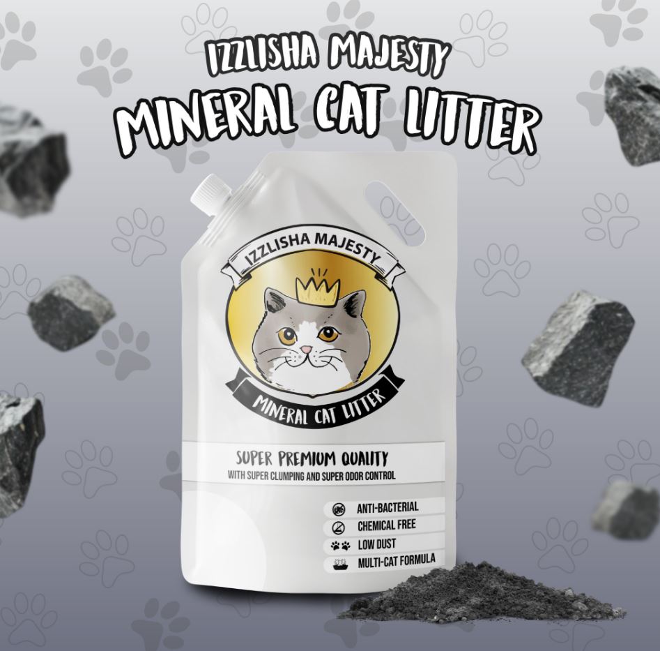 Izzlisha Majesty Mineral Cat Litter 7kg/10L | Shopee Malaysia