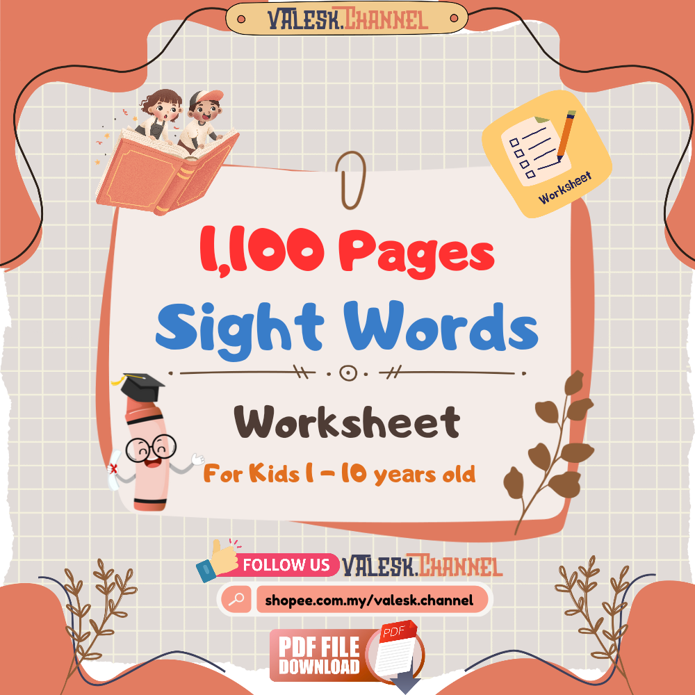 Learn to Read! Sight Word Tracing & Activity Workbook | Preschool-Kids ...