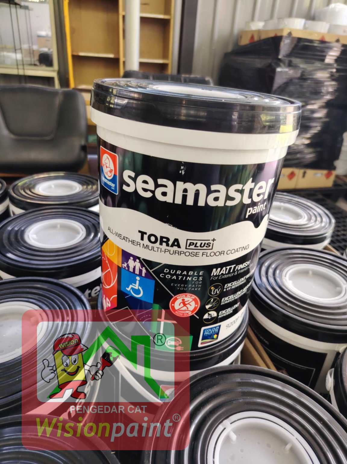 SYK Seamaster Paint Tora Protective Coating (5 Liter) Floor Paint For ...