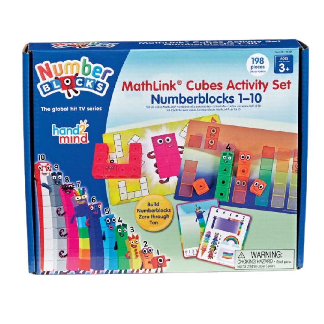 Learning Resources Numberblocks MathLink Cubes 1-10 Activity Set by hand2mind- Age 3+, Math ...