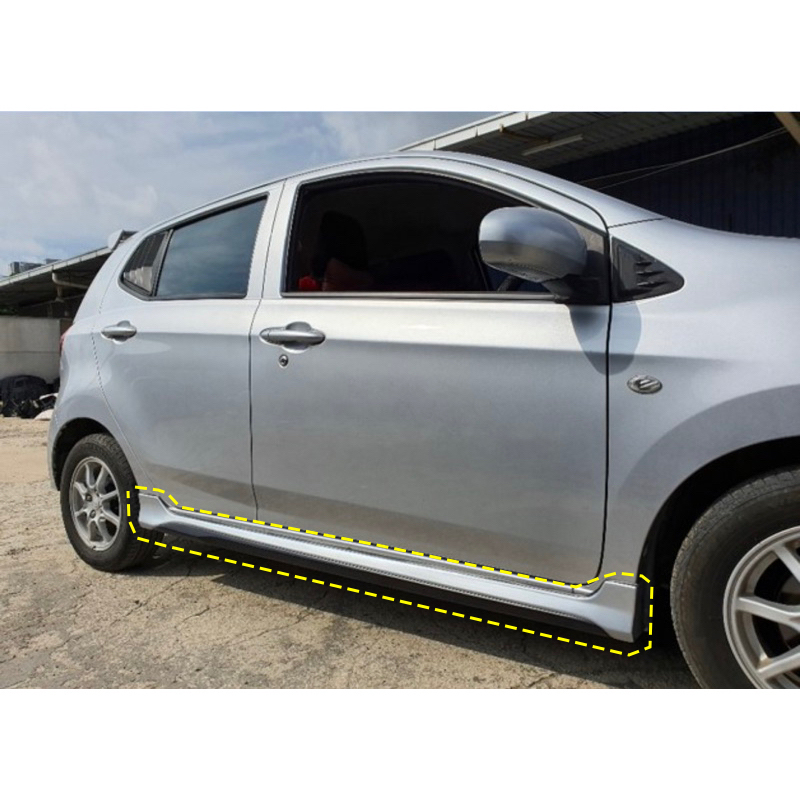 PERODUA AXIA 2023 E RAHMAH GEAR UP STYLE FULLSET SKIRTING (FRONT SKIRT ...