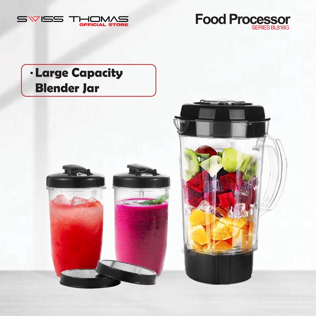 Swiss Thomas Multifunction 17in1 Food Processor and Blender | Shopee ...