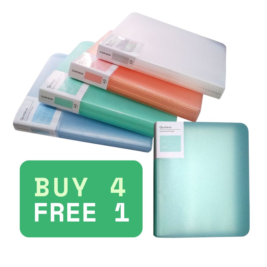 A5 Clear Book 40 Pocket / Clear Book / Clear Holder / Display Book ...
