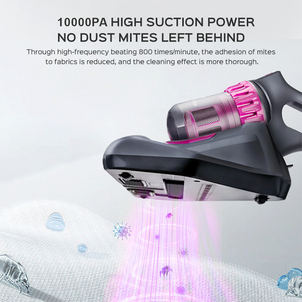 Swiss Thomas Cordless Dust Mite Remover – High-Power 25,000Pa Vacuum ...