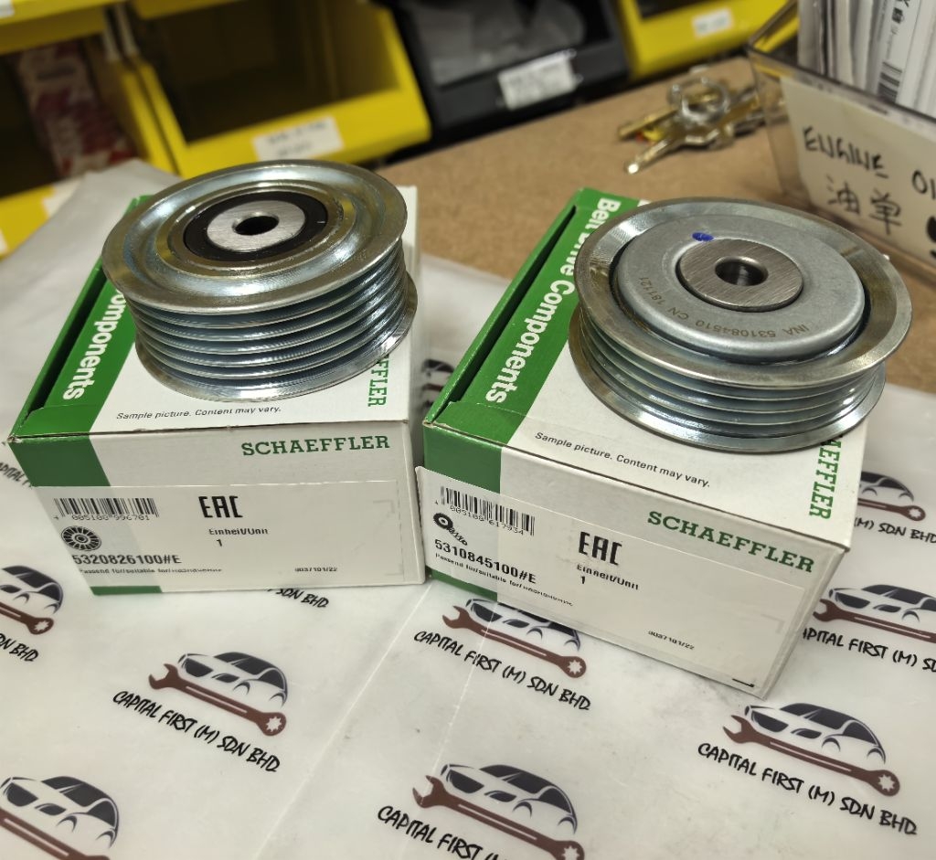 FAN BELT IDLER TENSIONER PULLEY 4PK OR 6PK FOR PERODUA MYVI LAGI BEST 1 ...
