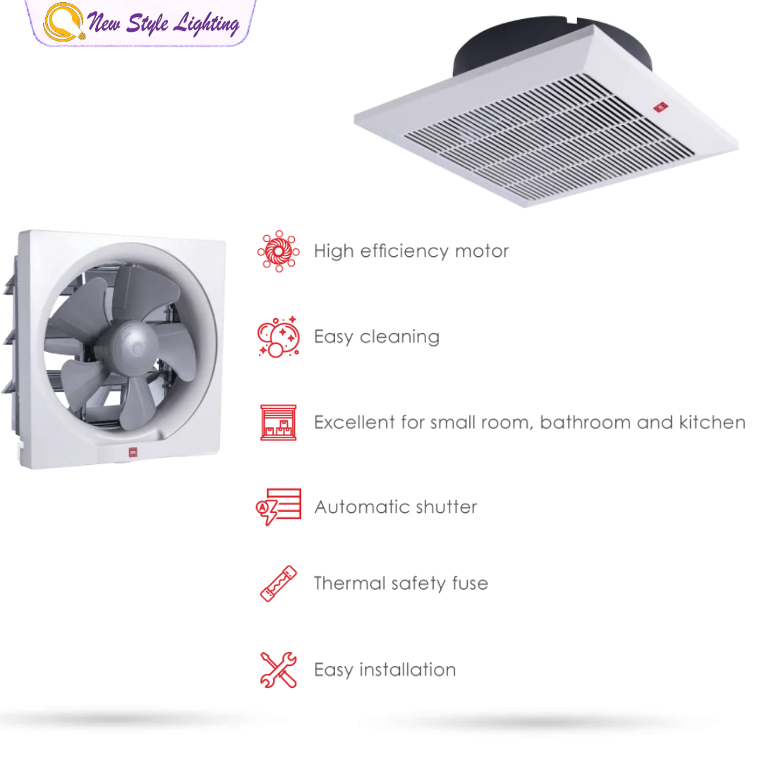 KDK Ventilation Fan Kipas Ekzos Exhaust Fan 抽烟机 Ventilating Fan ...