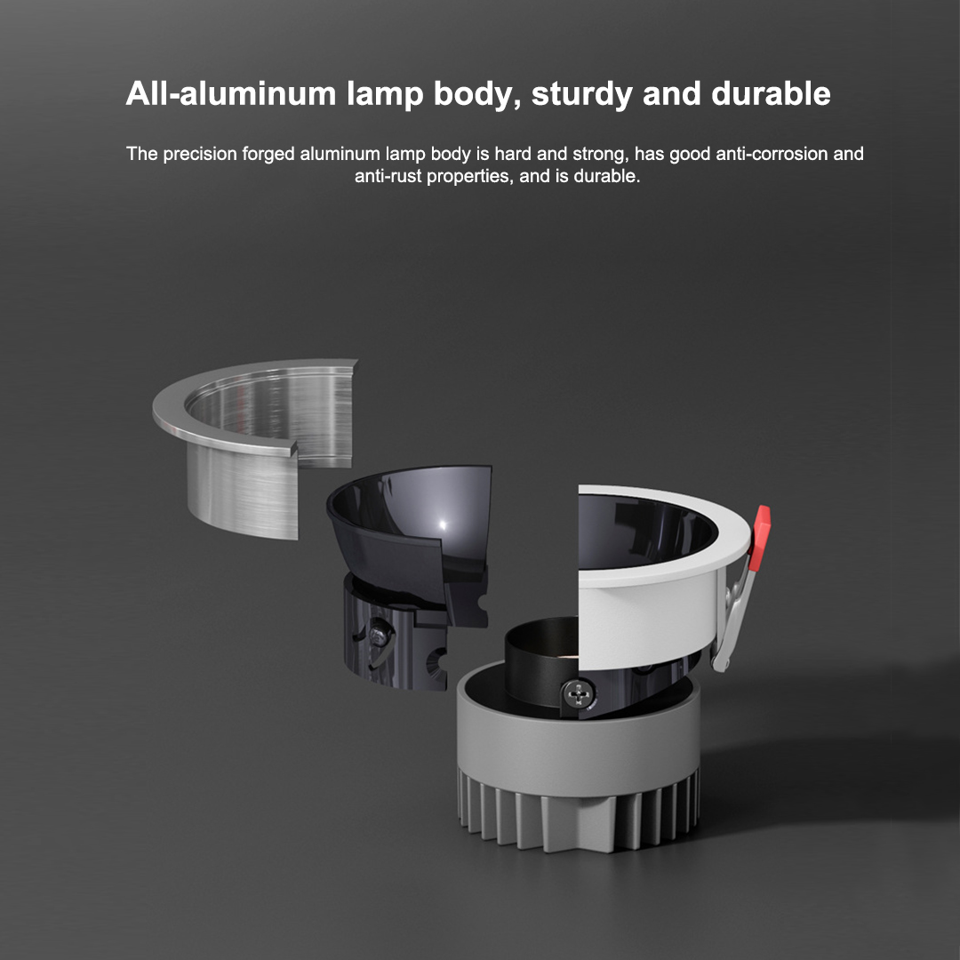 [Anti Glare] 12W LED Eye ball Recessed Spotlight LED Eyeball COB ...