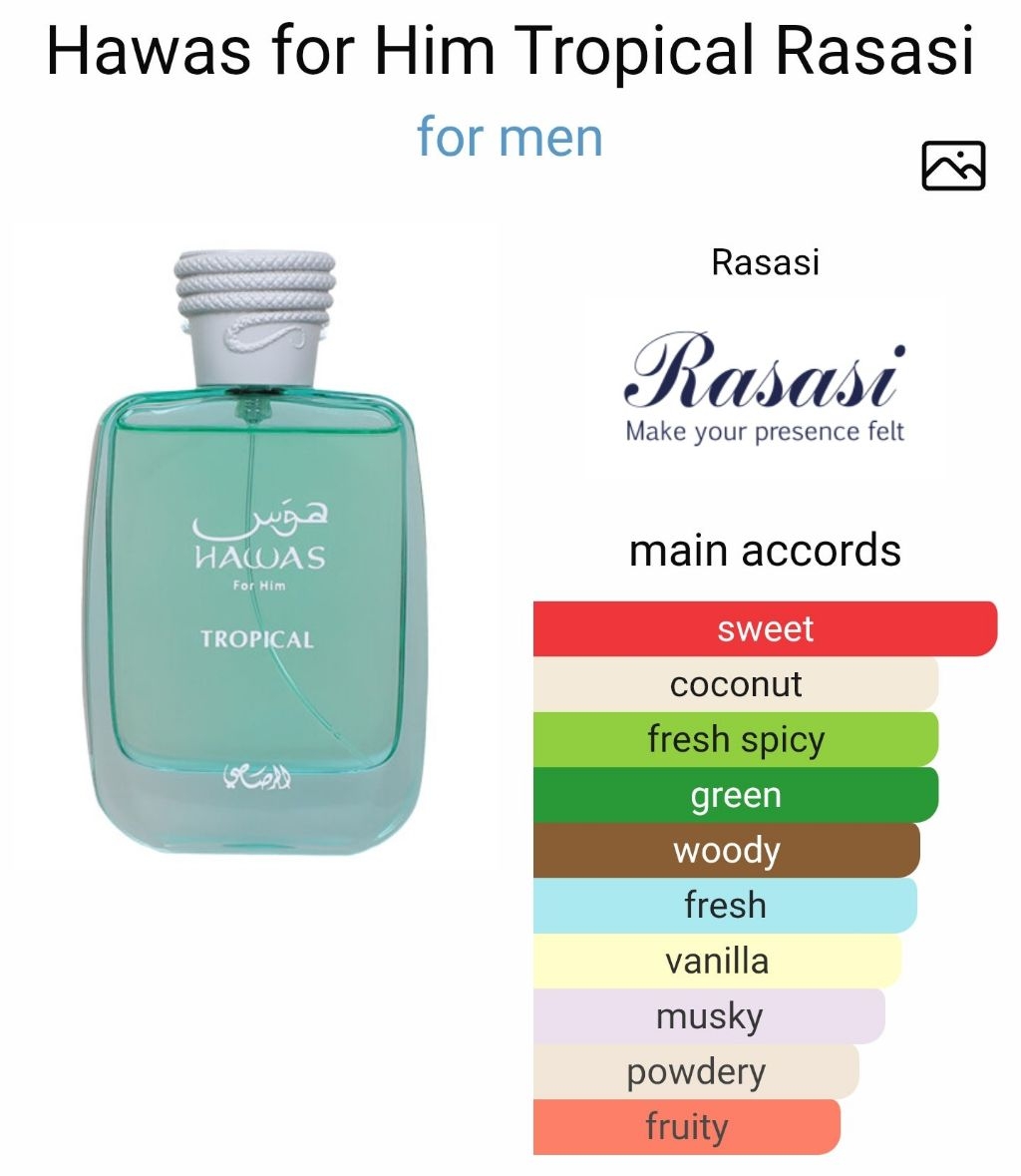 HAWAS FOR HIM TROPICAL BY RASASI | Shopee Malaysia