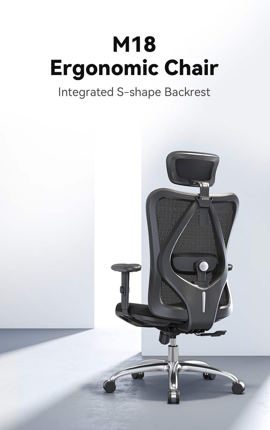 SIHOO M18 Ergonomic Office Chair Ergonomic Chair Office Computer Chair ...