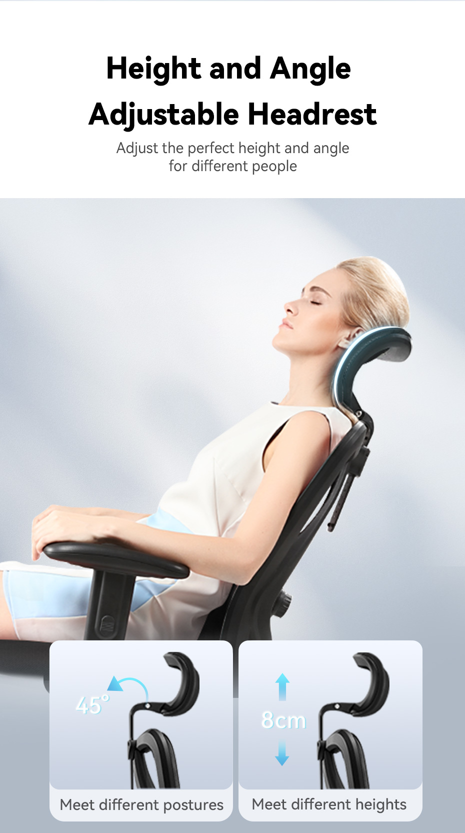 SIHOO M18 Ergonomic Office Chair Adjustable Headrest Ergonomic Gaming ...