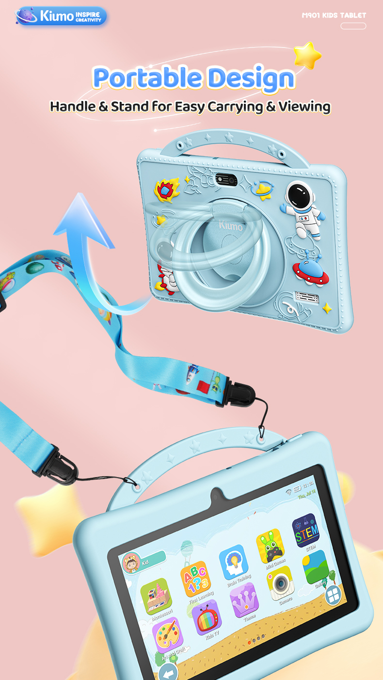 Kiumo tablet android tablet for kids tablet M901(6+128G) 7 Inch Tablet ...