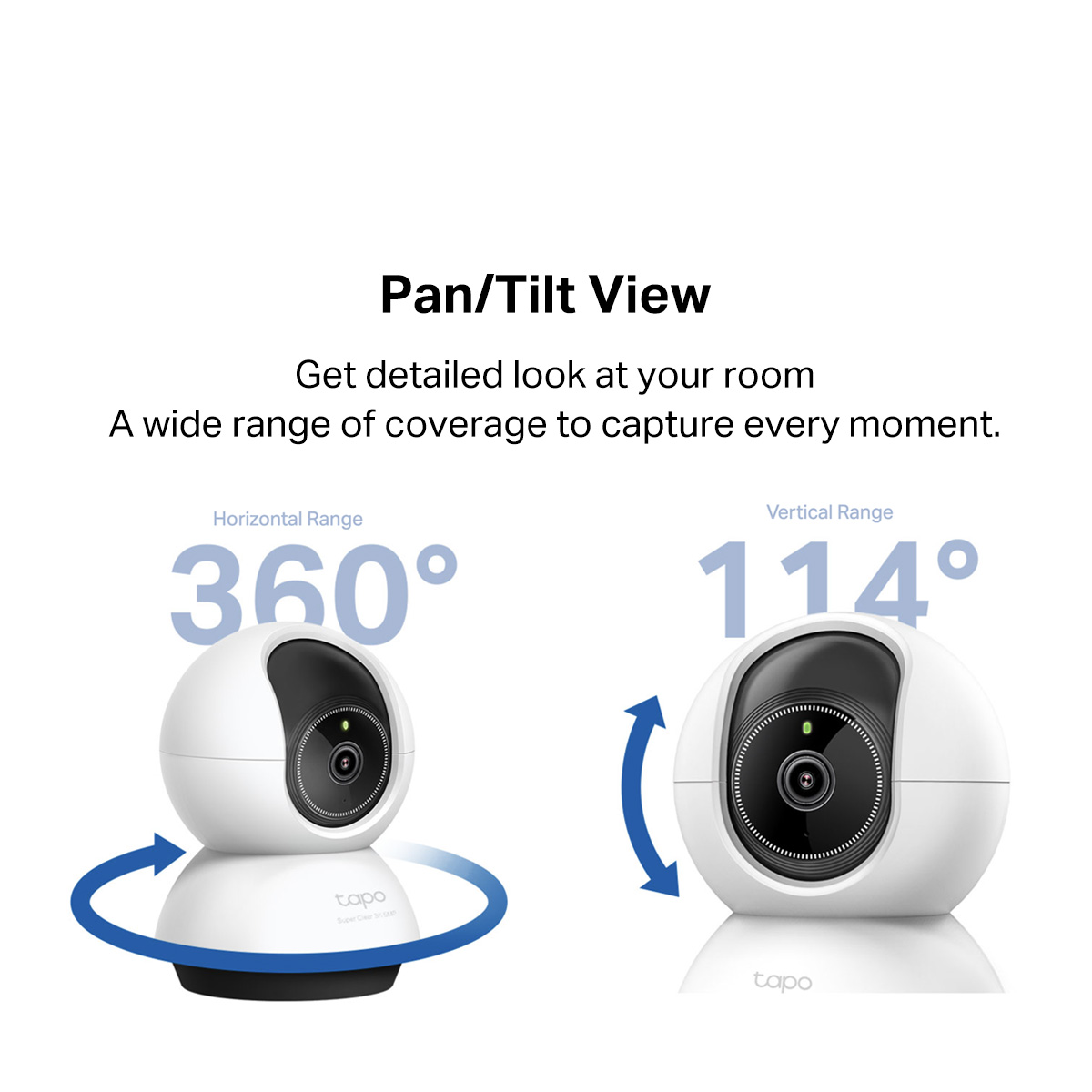 【SIRIM】TP‑Link Tapo TC74 AI Home Cam 3K 5MP 360° Coverage, Motion ...
