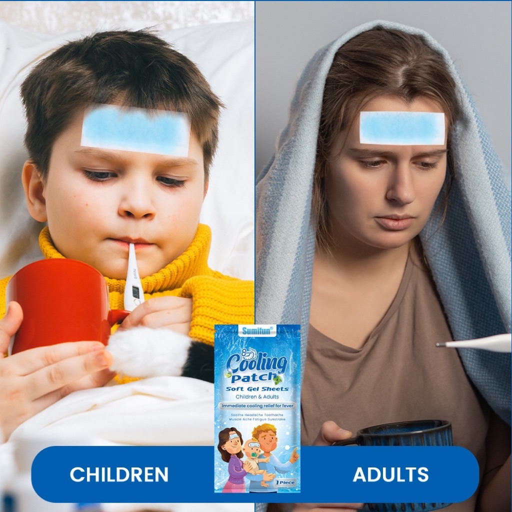Extra Cool Cooling Patch High Fever Demam Panas Bayi Kanak Heat Relief ...