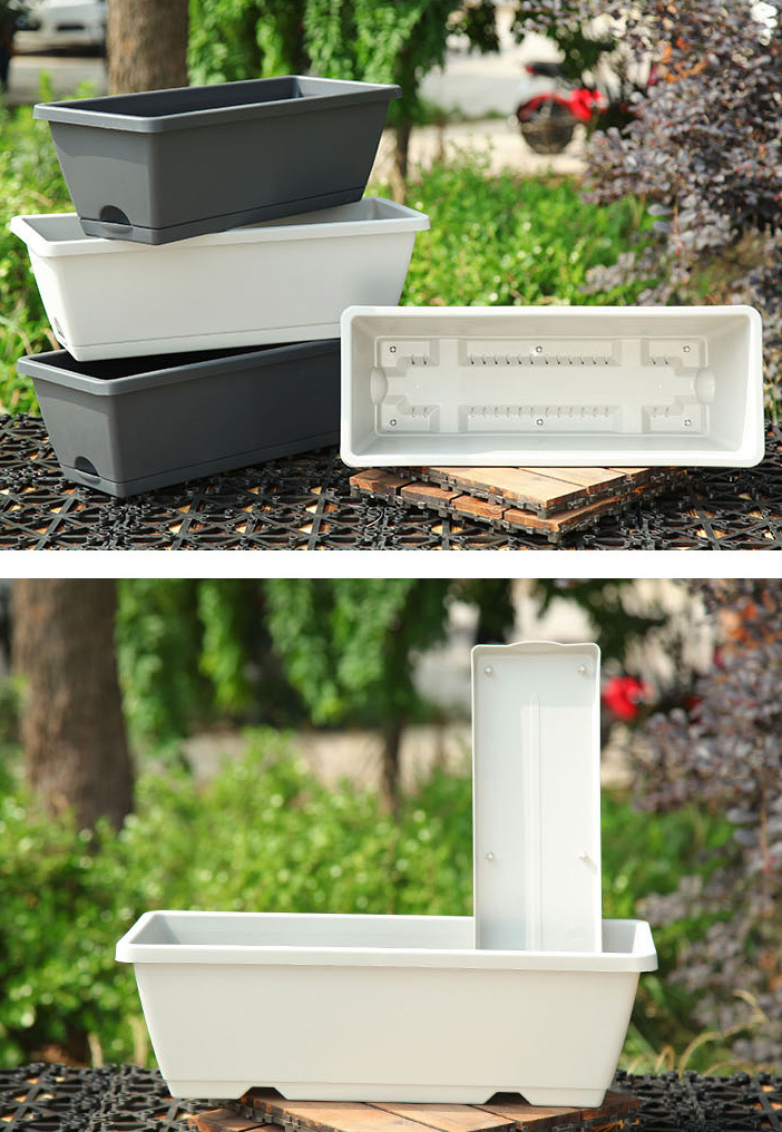 Pasu Bunga Plastik Pasu Bunga Panjang Rectangle Planters Box with ...