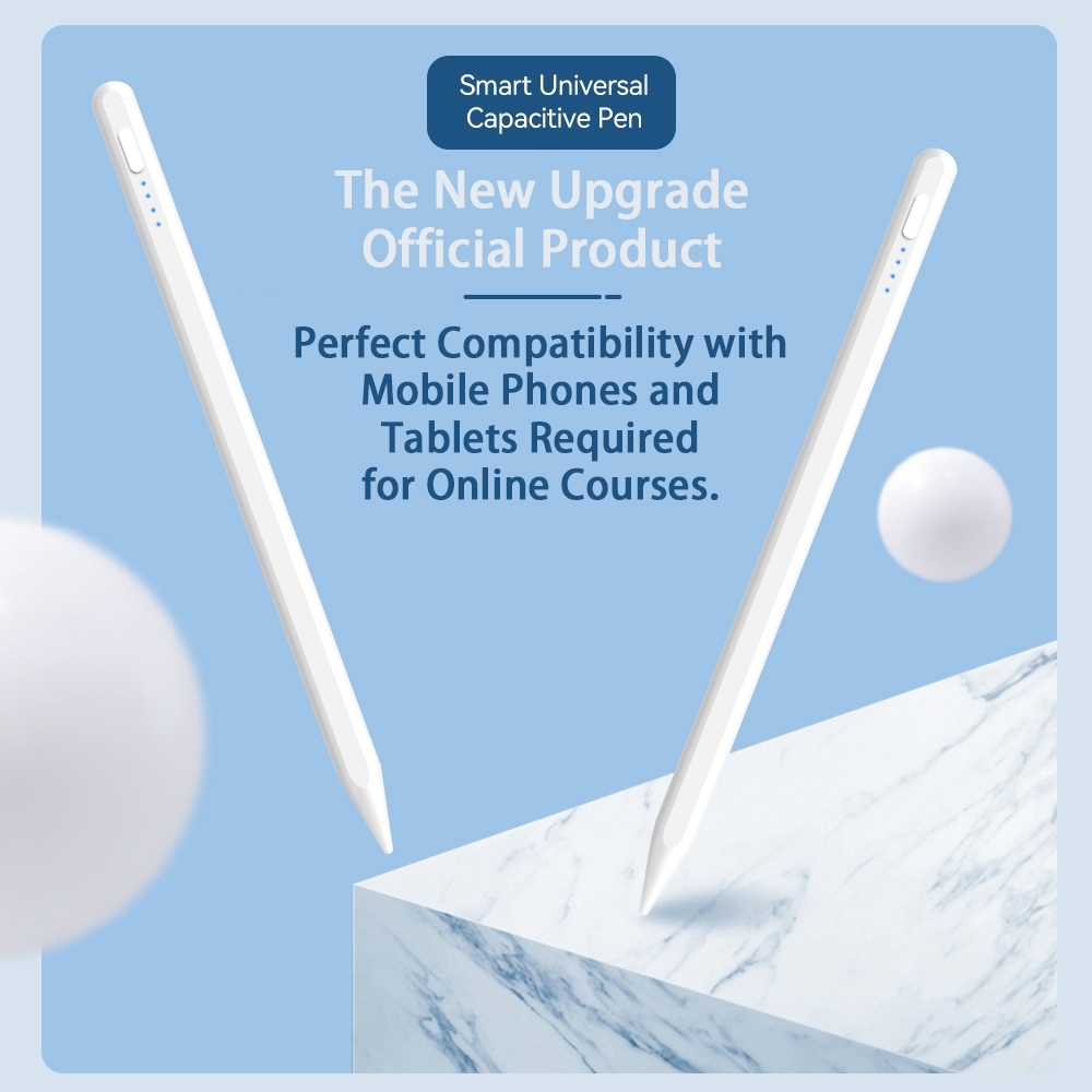 Universal Capacitive Stylus Pen for Tablets | Palm Rejection & Tilt ...