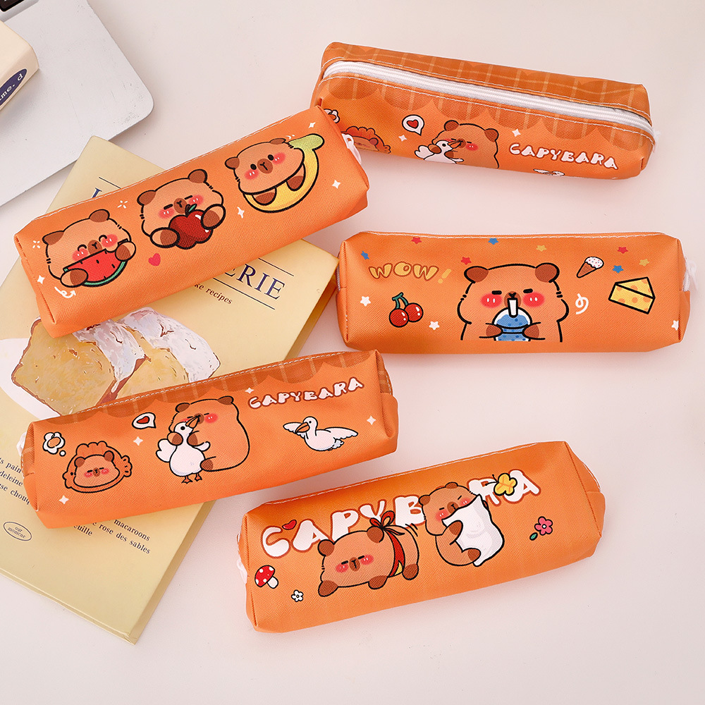 BORONG【10 pcs】Pencil Bag With Handle Large Pencil Case Beg Pensel ...