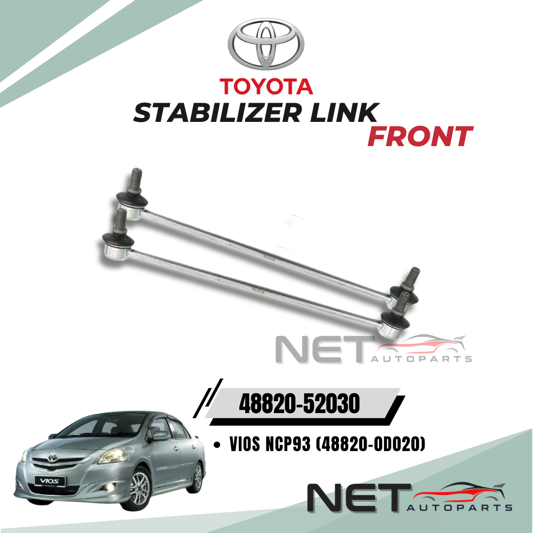 ABSORBER STABILIZER LINK FRONT TOYOTA VIOS NCP93(48820-52030) | Shopee ...