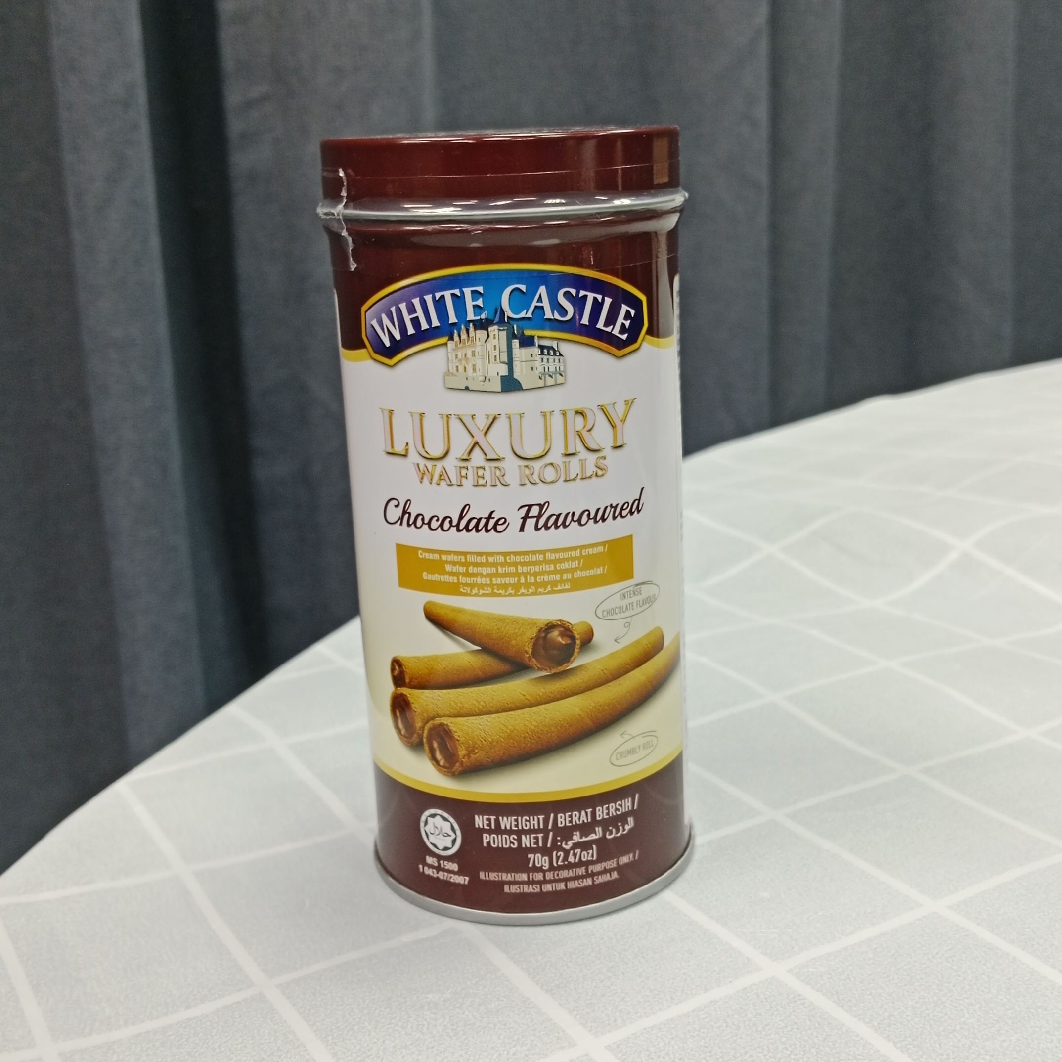 White Castle Luxury Wafer Rolls Chocolate Flavour 70grm | Shopee Malaysia