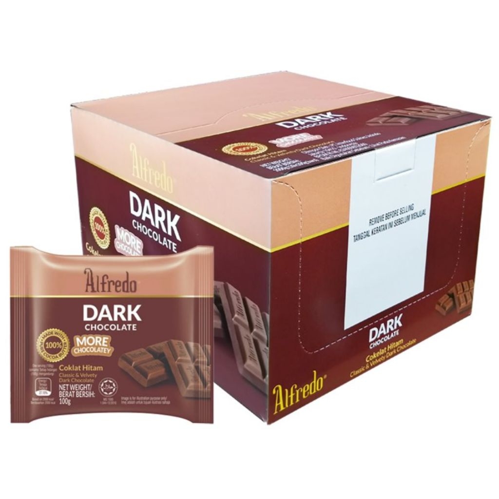 Alfredo Dark Chocolate 100g | Shopee Malaysia
