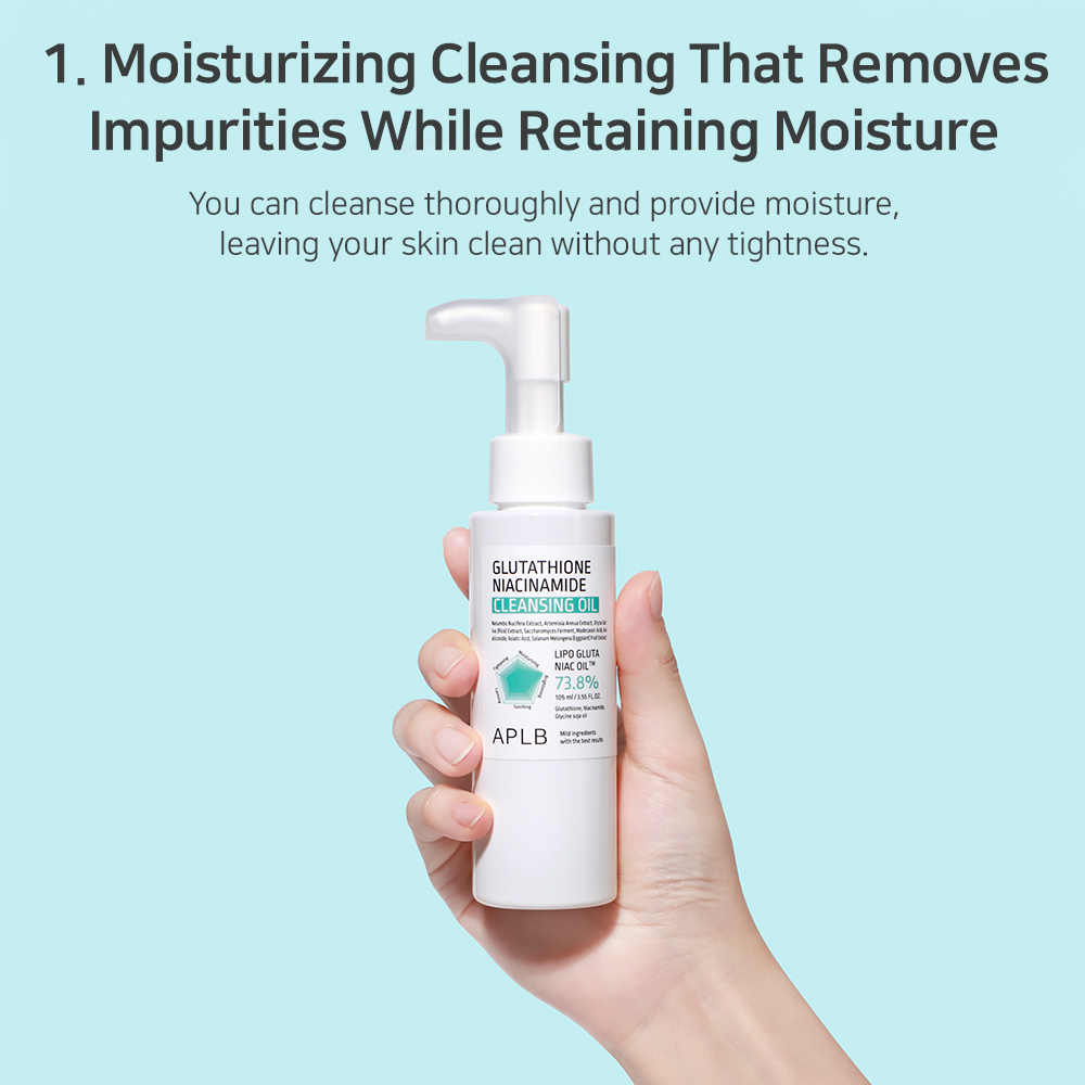 APLB Glutathione Niacinamide Cleansing Oil 105ml | Shopee Malaysia