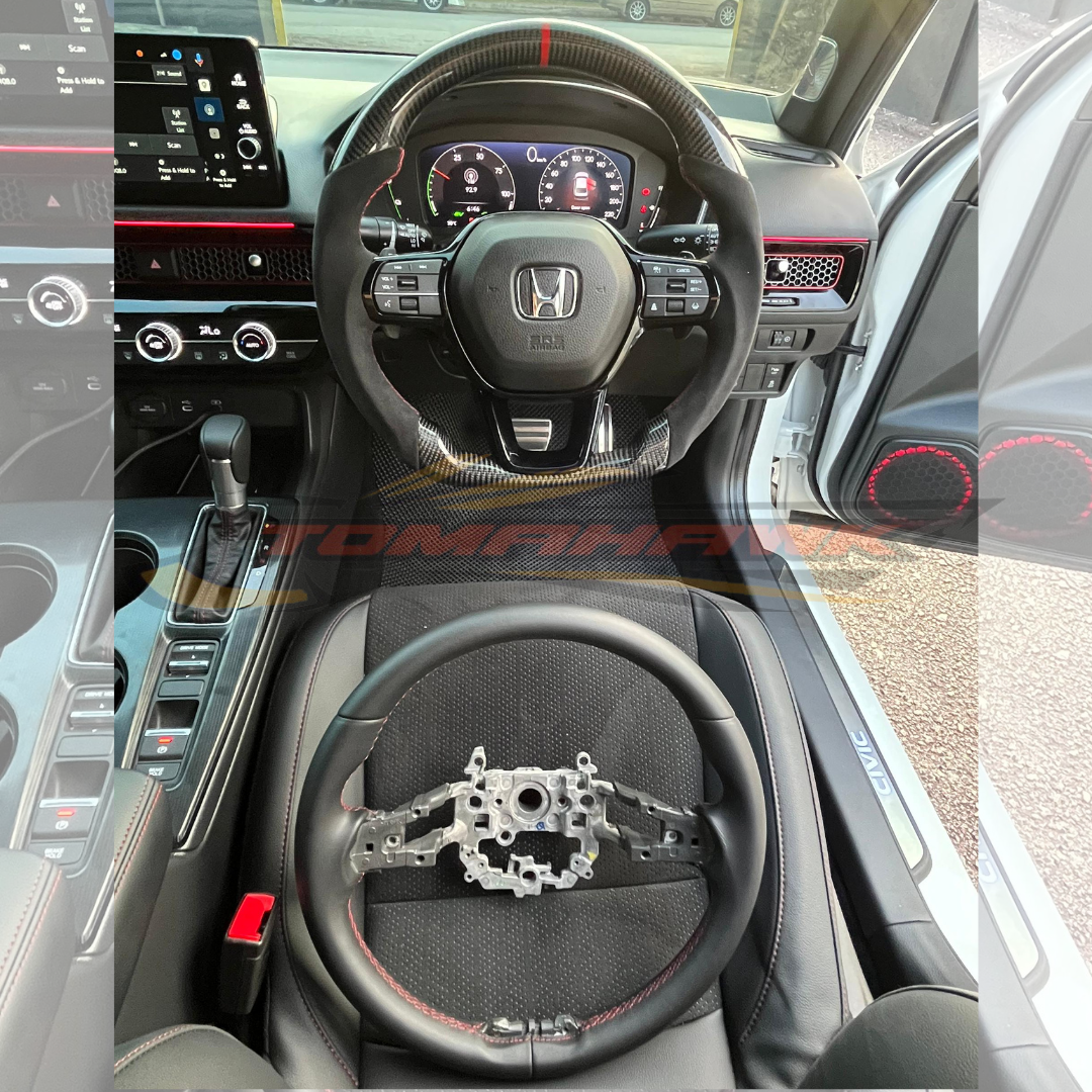 Honda Civic FE 2022-2026 Steering Wheel Real Carbon Fiber / Forged ...