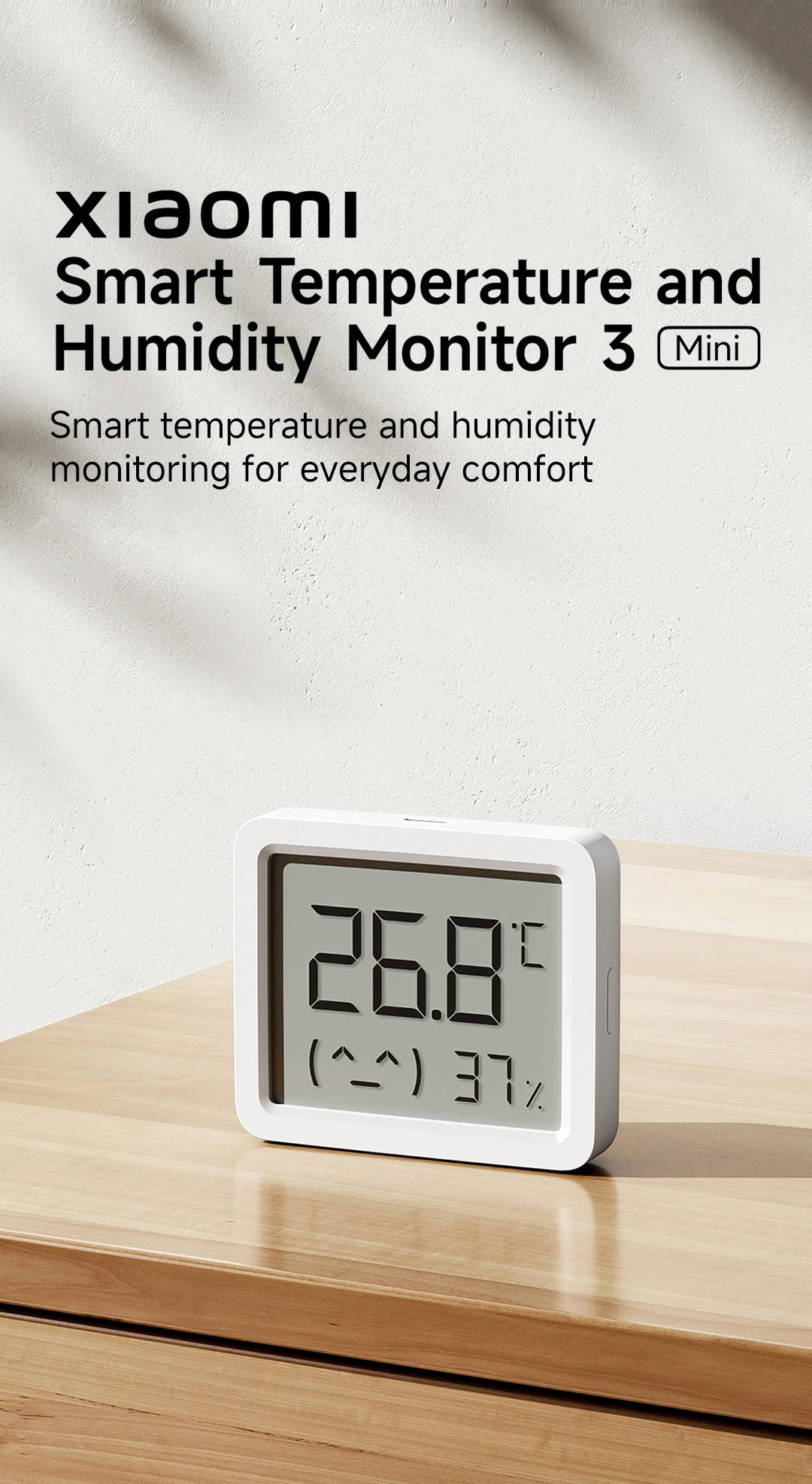 Xiaomi Mi Temperature and Humidity Monitor 3 Mini | Shopee Malaysia