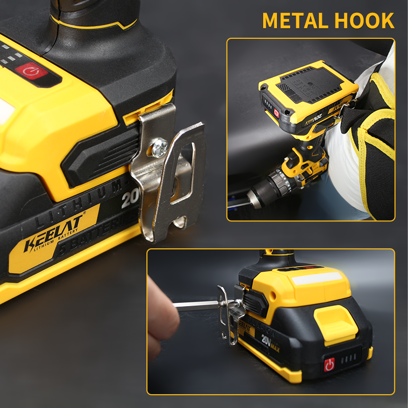 KEELAT KCD012 Heavy Duty Smart Drill 20V Cordless Electric Drill ...