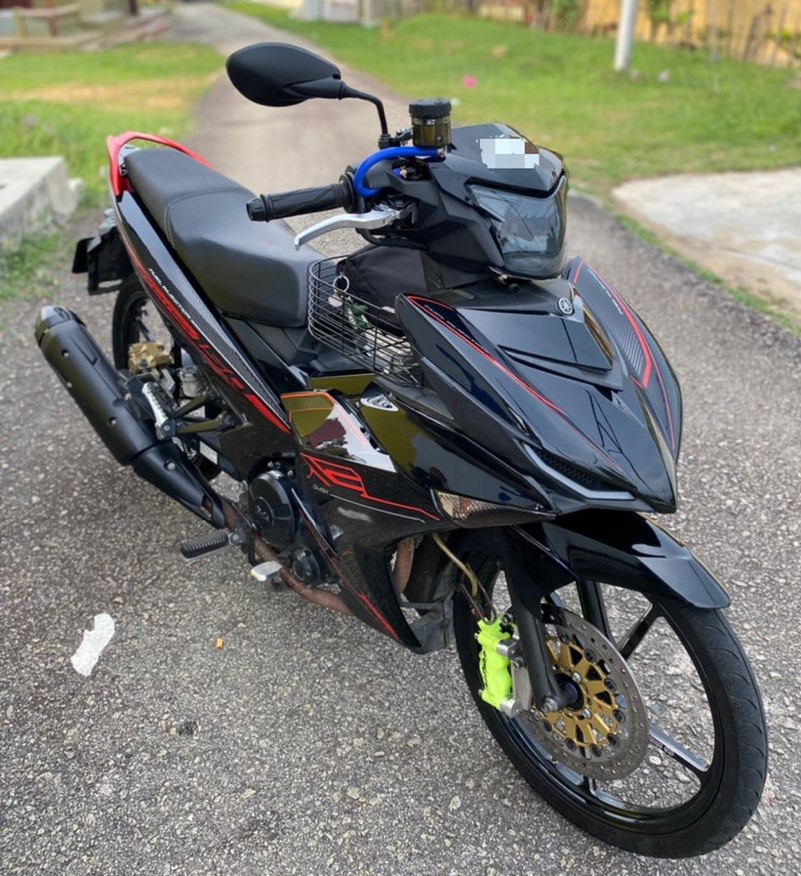 STICKER BODYSET / STRIPE COVERSET Y15 Y15ZR V1 V2 EXCITER RC MERAH RED ...