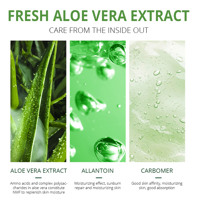 Aloe Vera Gel 300g Moisturizing Hydrating Gel Soft Oil Control Care ...