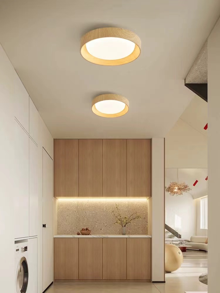 Japanese Muji style Ceiling Lamp LED Wabi Sabi Flush Mount LED Ceiling ...