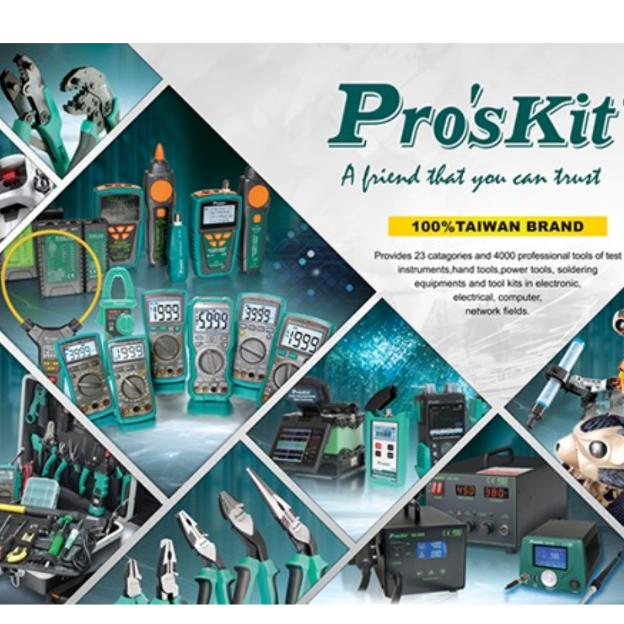 TAIWAN Pro’skit MT-1510 3⅚ Pocket Smart Multimeter / Pocket Autorange ...