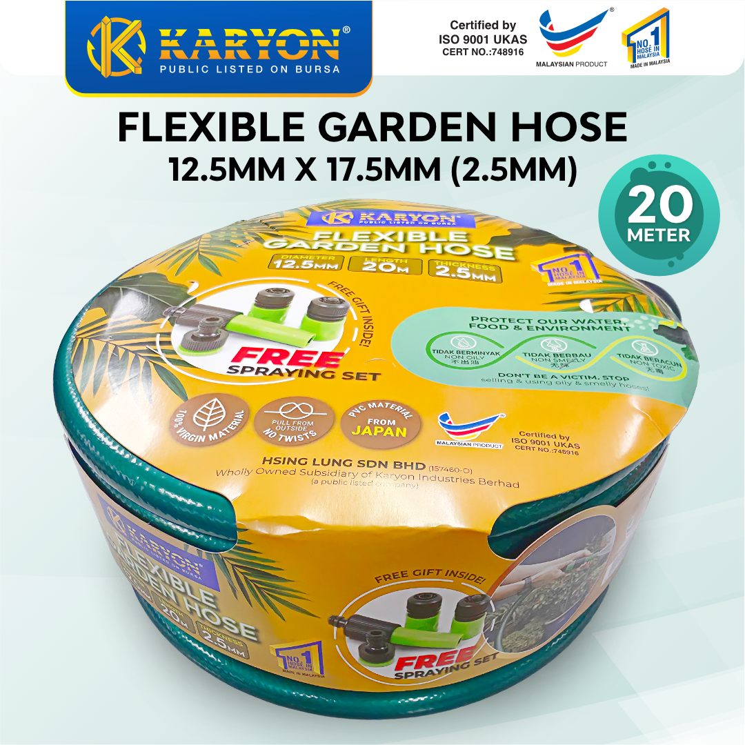 Karyon® Flexible Garden Hose - Durable, Sturdy and Perfect for Garden ...