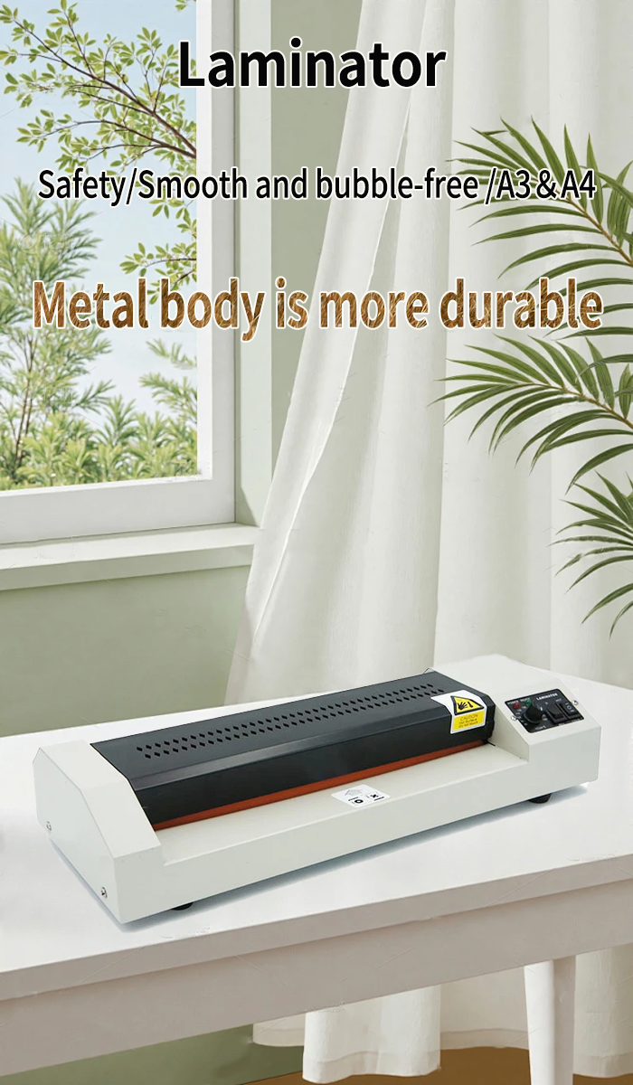A3 Laminator Machine / Laminate Machine/ Hot And Cold Mesin Laminate , A3 / A4 Laminator - Metal ...