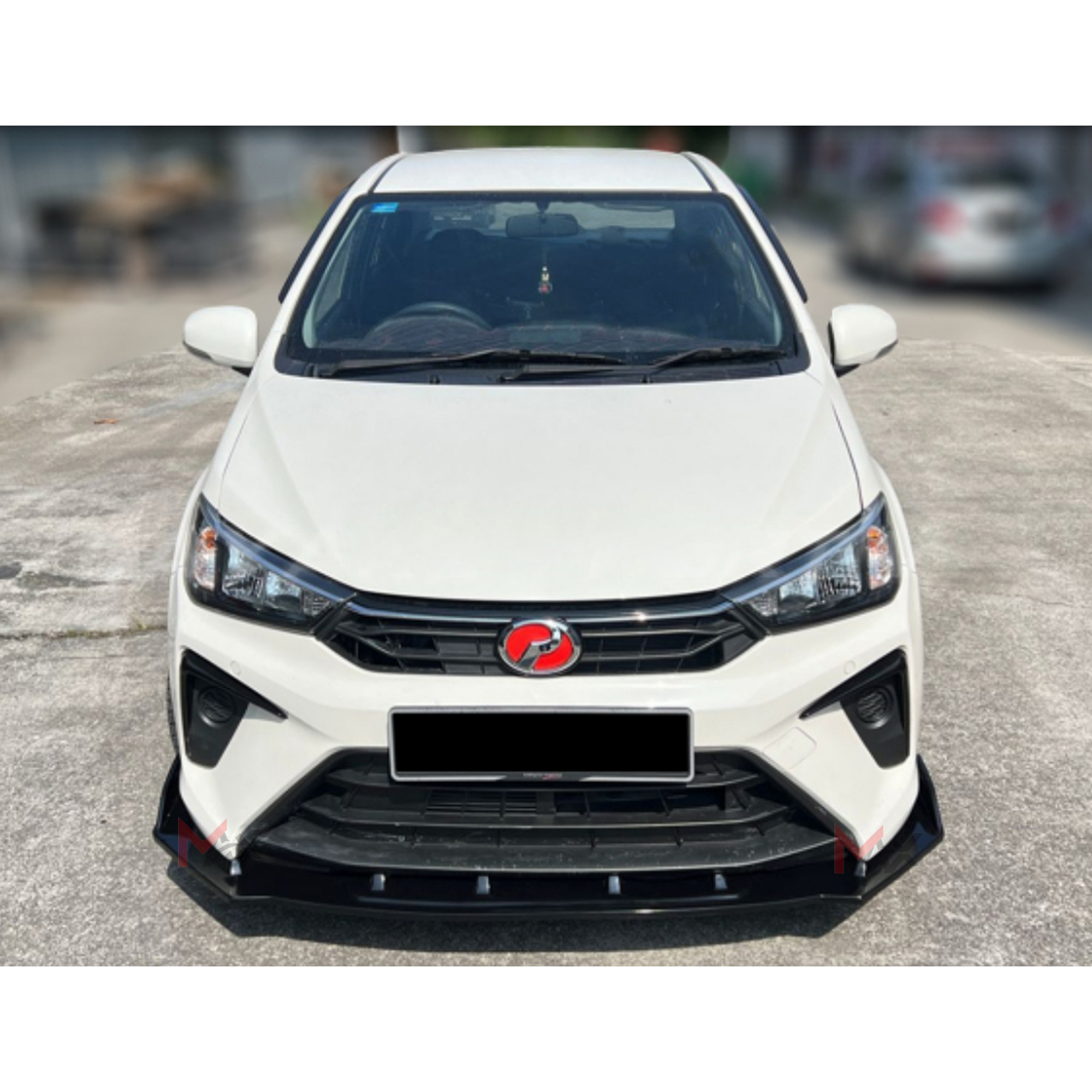 PERODUA BEZZA 2020 R DESIGN V4 STYLE FRONT V LIP BUMPER LIP UNPAINT ...