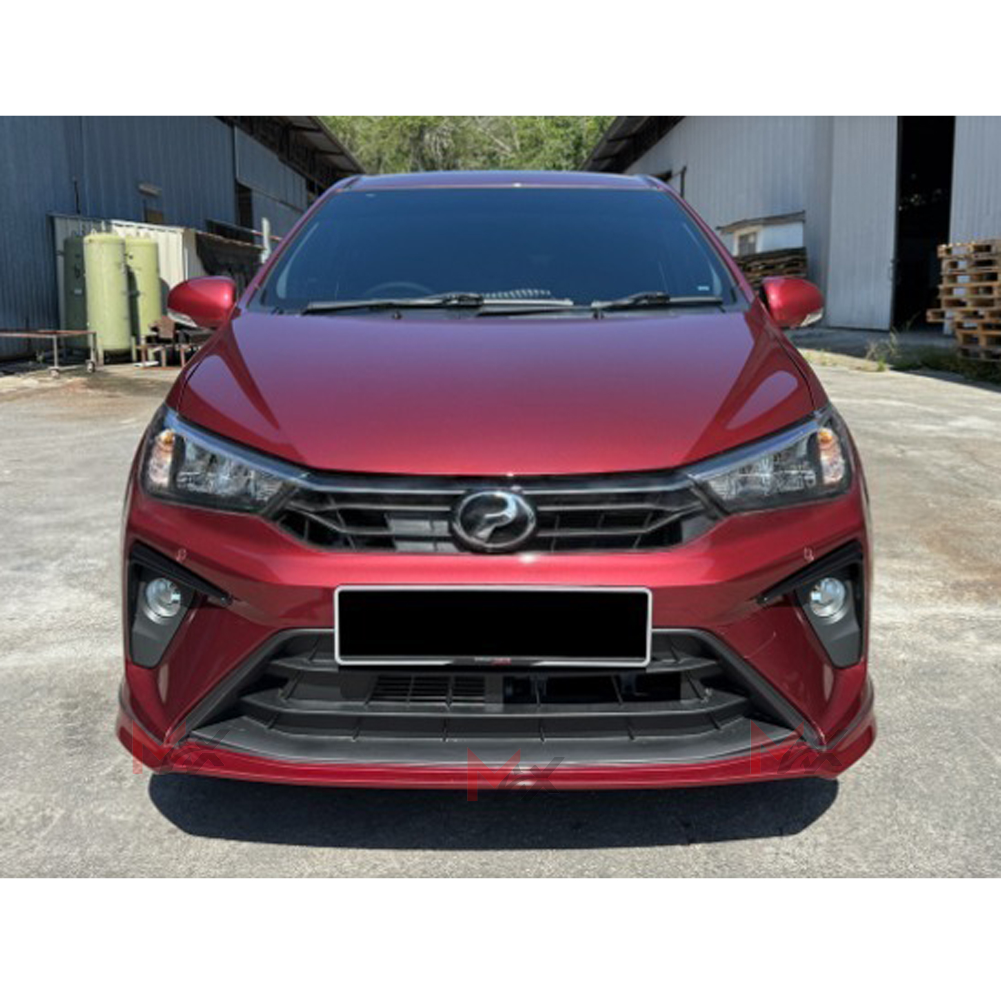 PERODUA BEZZA 2020 R DESIGN V2 STYLE FRONT V LIP BUMPER LIP UNPAINT ...
