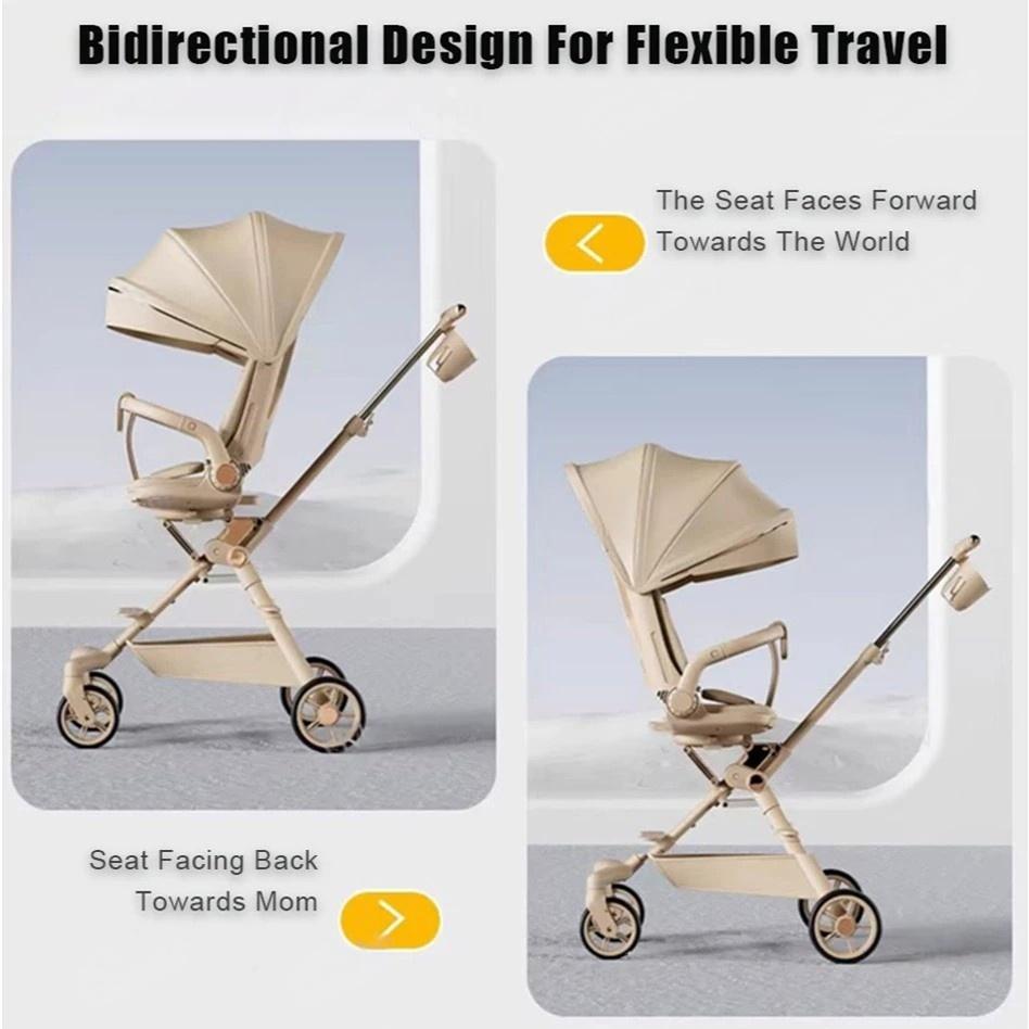 Stroller Bayi Boleh Lipat Duduk Dan Baring Dua Hala Stroller Kanak ...
