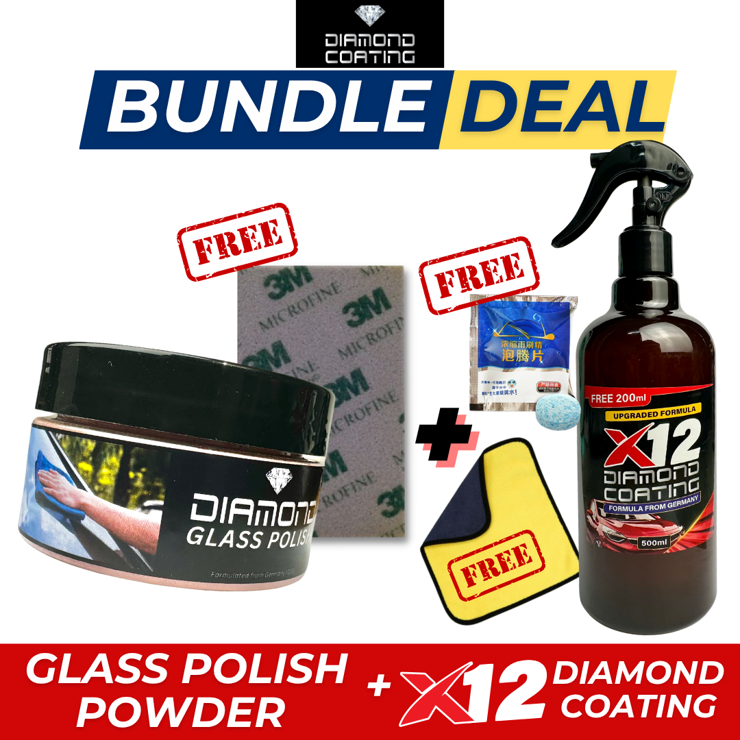 [SUPER COMBO] X12 DIAMOND COATING AND DIAMOND GLASS POLISH WATERMARK ...