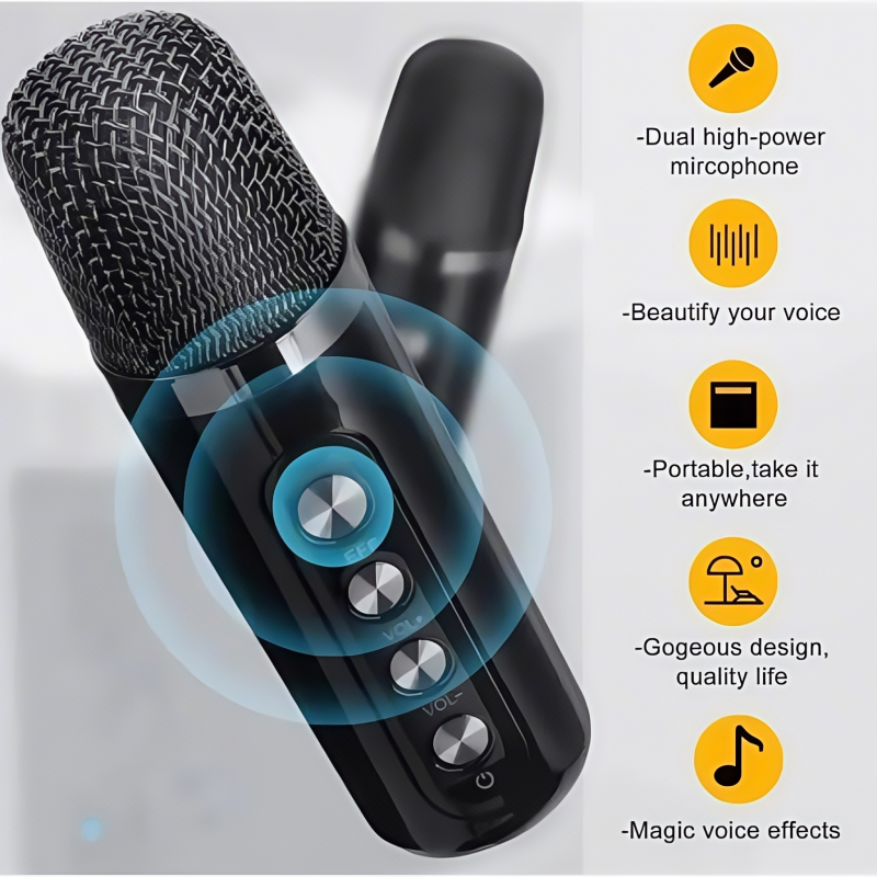 YS-203 Speaker Karaoke Speaker Bluetooth Karaoke Set Wireless ...