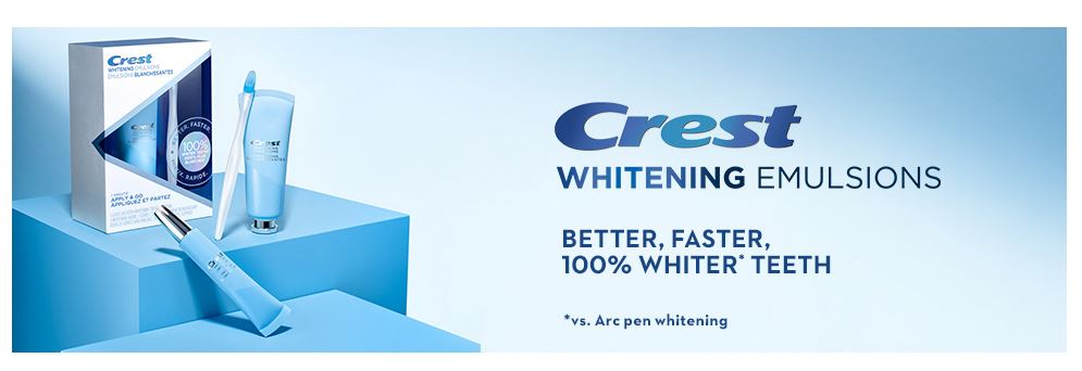 Crest 3D Whitening Emulsions Leave-on Teeth Whitening Gel Pen Kit White ...