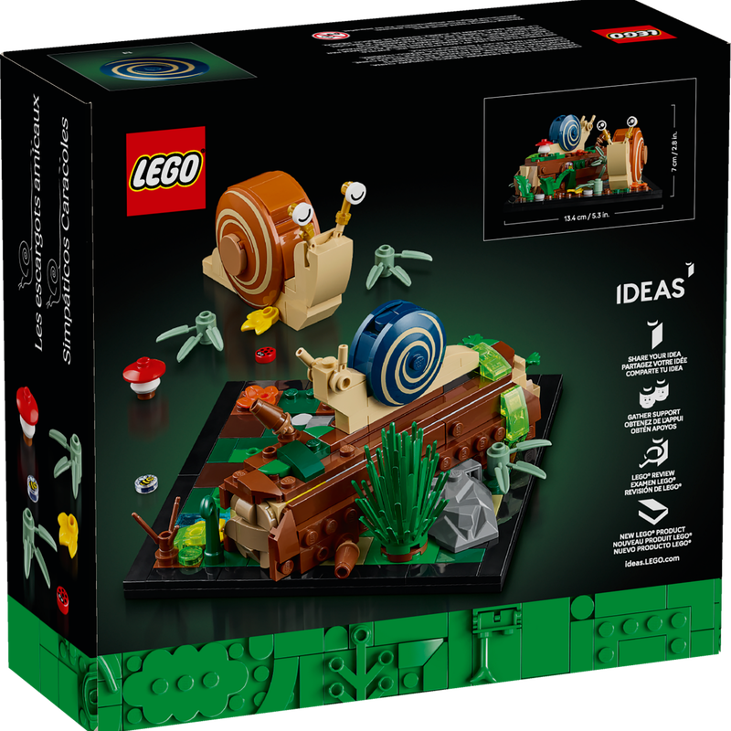 [BricksInBoots] LEGO Ideas Friendly Snails (40788)(264 Pieces) | Shopee ...