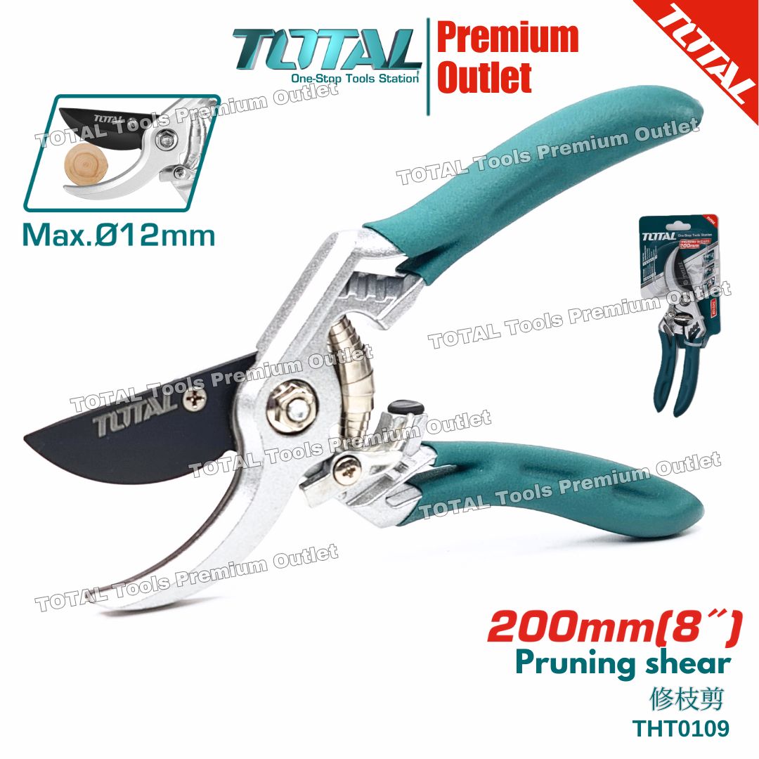 TOTAL Tools 8"/200mm Pruning shear SK5 修枝剪 - THT0109 | Shopee Malaysia