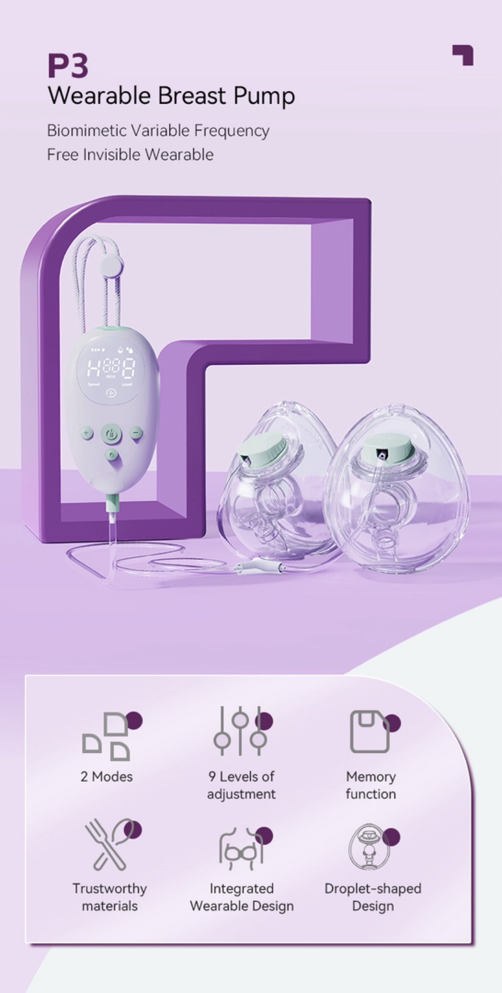 Bunny Goody 𝗛𝗼𝘀𝗽𝗶𝘁𝗮𝗹 𝗚𝗿𝗮𝗱𝗲 𝗕𝗿𝗲𝗮𝘀𝘁 𝗣𝘂𝗺𝗽 P3 Slim Pickings Curve Double Hands Free Wearable Breast ...