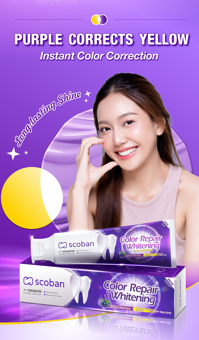 Scoban Toothpaste – Whitening + Anti-Cavity + Fresh Breath (150g ...