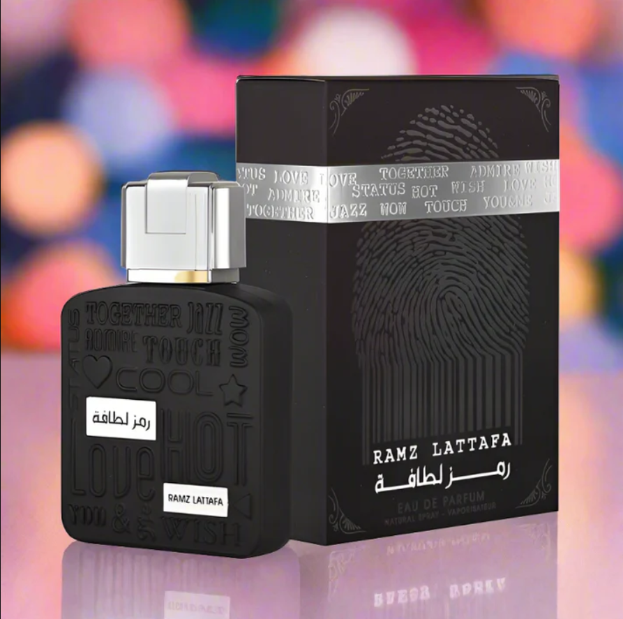{ORIGINAL} PERFUME RAMZ SILVER WITH 3D HOLOGRAME BY LATTAFA MADE IN UAE ...
