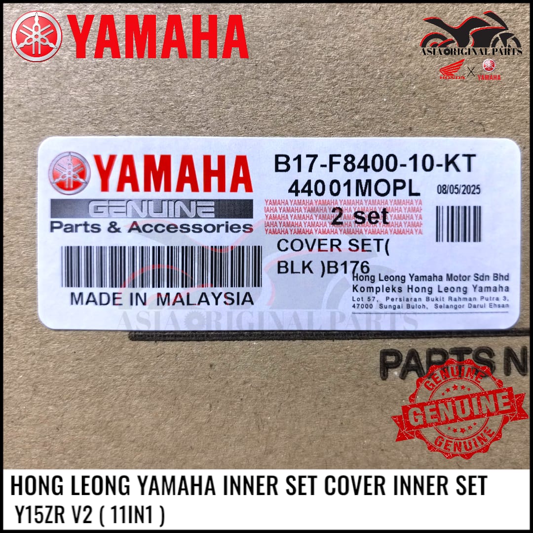 ORIGINAL HONG LEONG YAMAHA Y15ZR V2 Y15 V2 INNER SET COVER SET INNER ...
