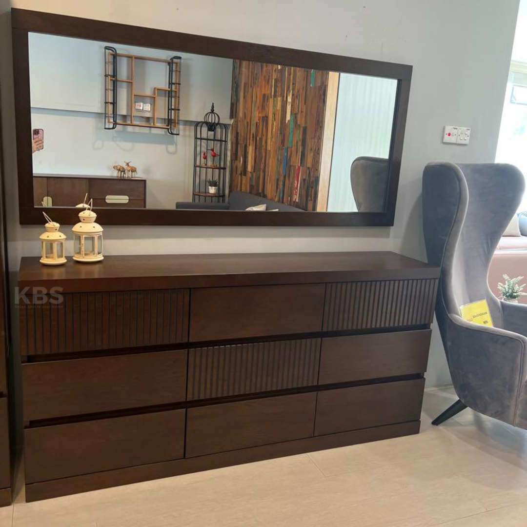 (FREE Installation+Shipping) KBS Atwood 6FT Sideboard / Solid Wood / 9 ...