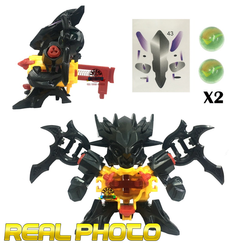 B-daman Cross Fight Starter CB-35 Twin Drazeros Marbles Robot Random ...