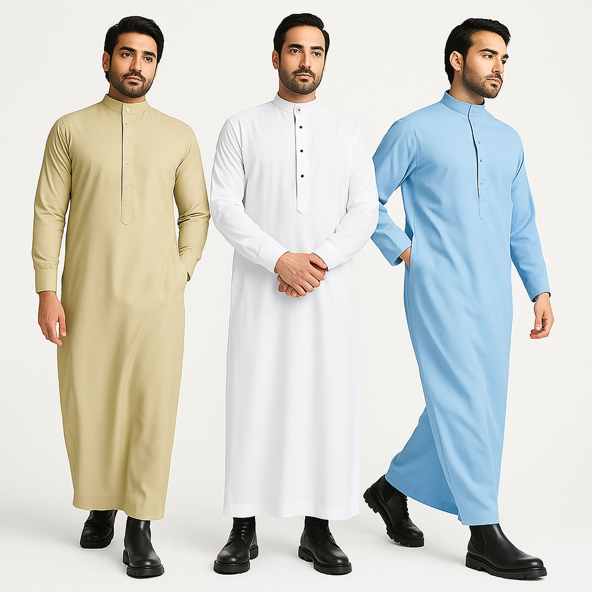 AL HARAMAIN JUBAH LELAKI DEWASA TRADITIONAL OMANI STYLE LONG SLEEVE ...