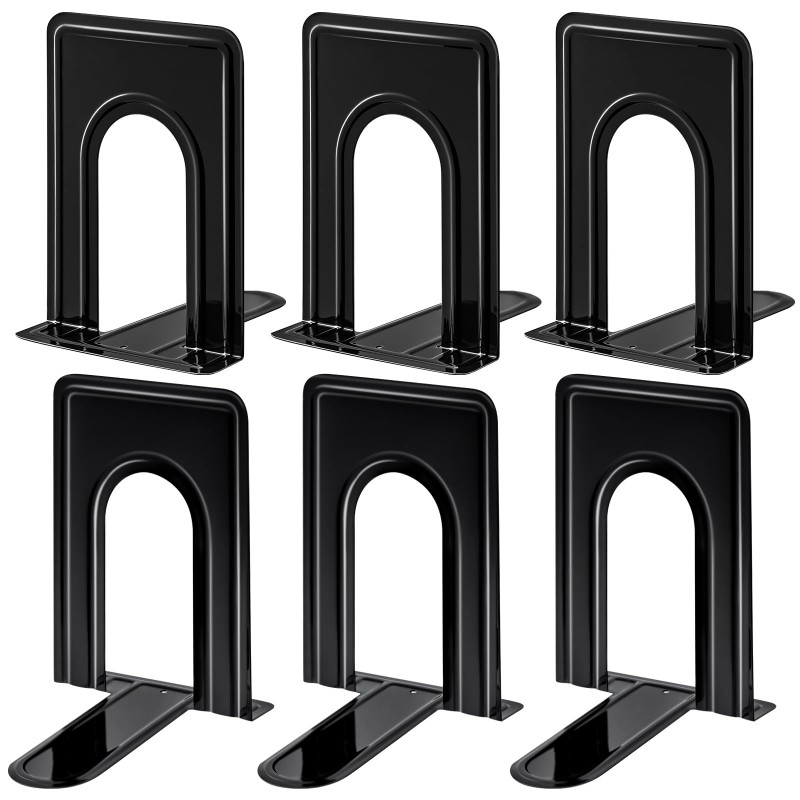 L Student Book Holder Metal Bookends Desktop Book Rack Rak buku logam ...